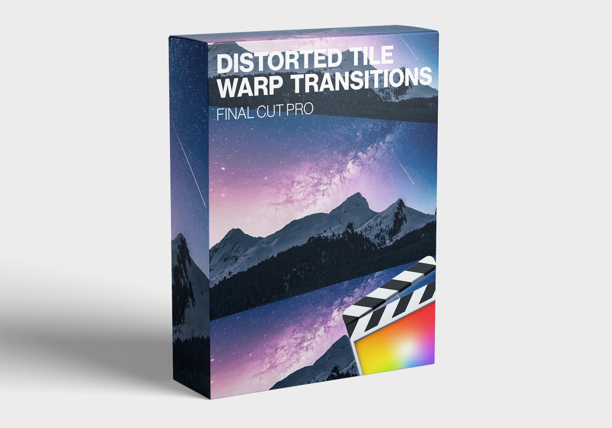 Distorted Tile Warp Transition Pack for Final Cut Pro – FCPX Full Access
