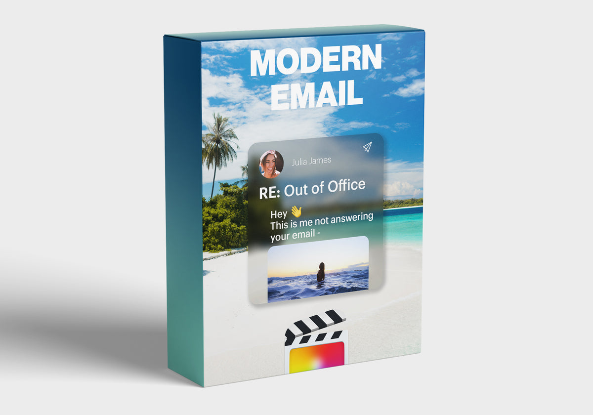 Modern Email Templates for Final Cut Pro – FCPX Full Access